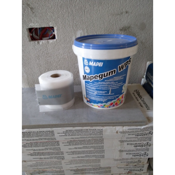 Membrana lichida elastica Mapei Mapegum WPS uscare rapida hidroizolatii la interior 5kg